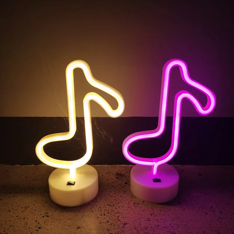 LED Neon Musical Note Lamp – Rags n Rituals