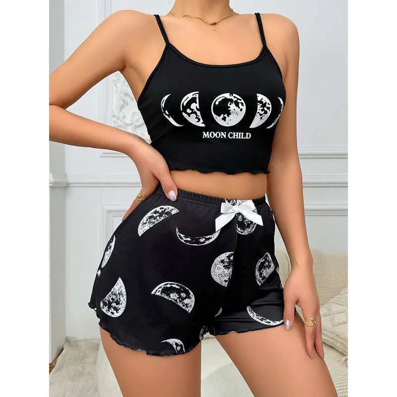 'Moon Child' Black Moon 2 Piece Set – Rags n Rituals
