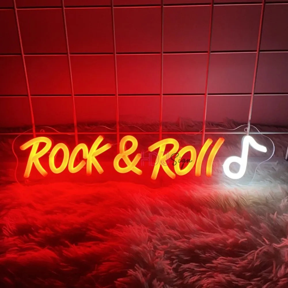 Rock And Roll LED Neon Light – Rags n Rituals