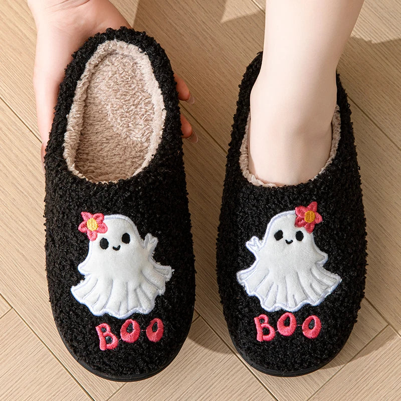 Boo Cute Ghost Plush Slippers – Rags n Rituals