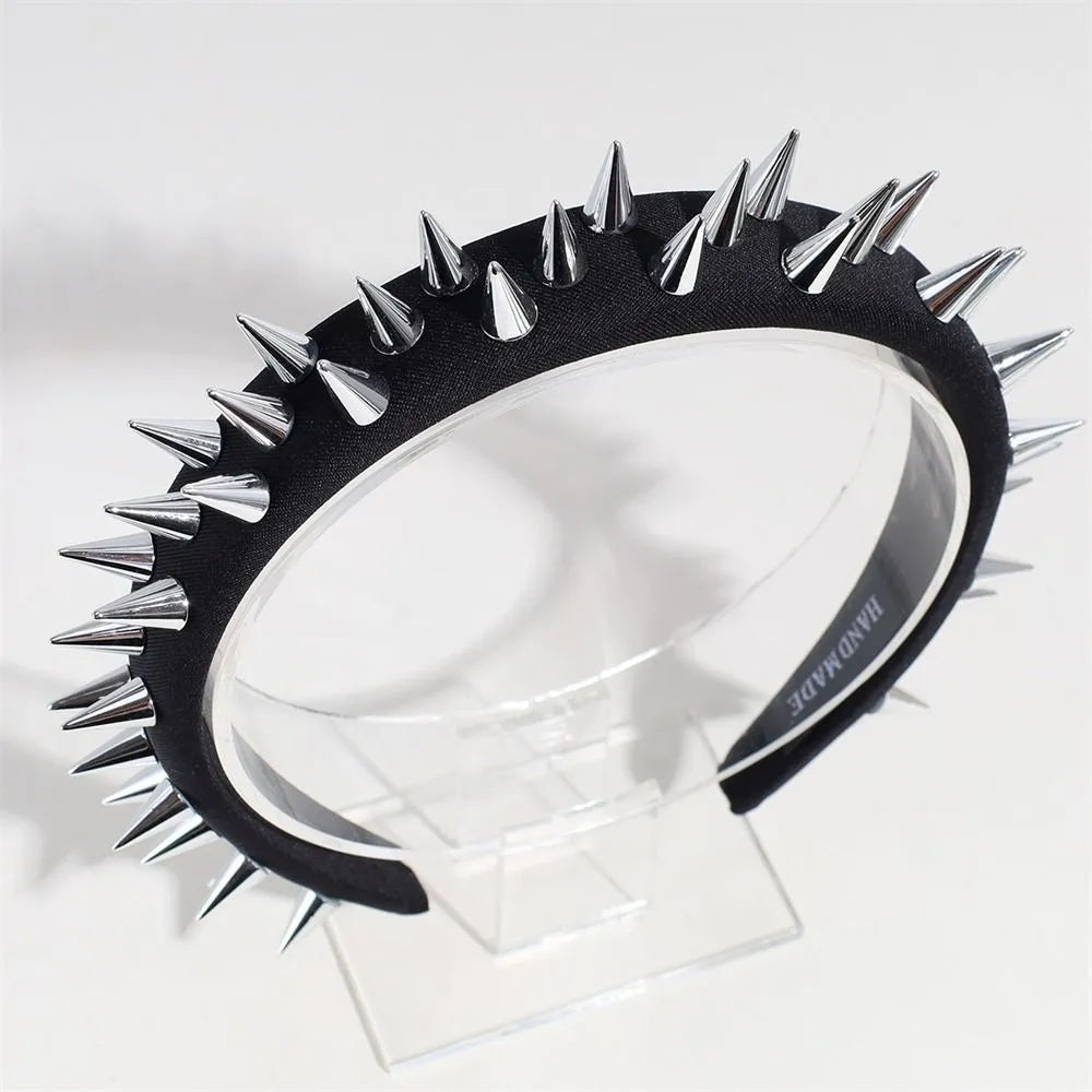 Black Alt Punk Spike Headband – Rags n Rituals