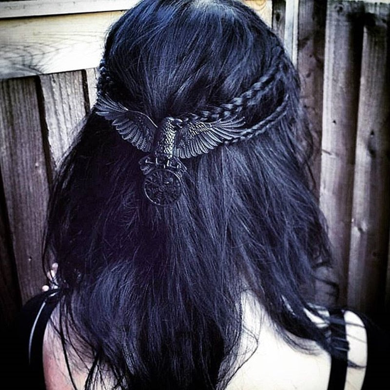 Black Eagle Hair Pin – Rags n Rituals