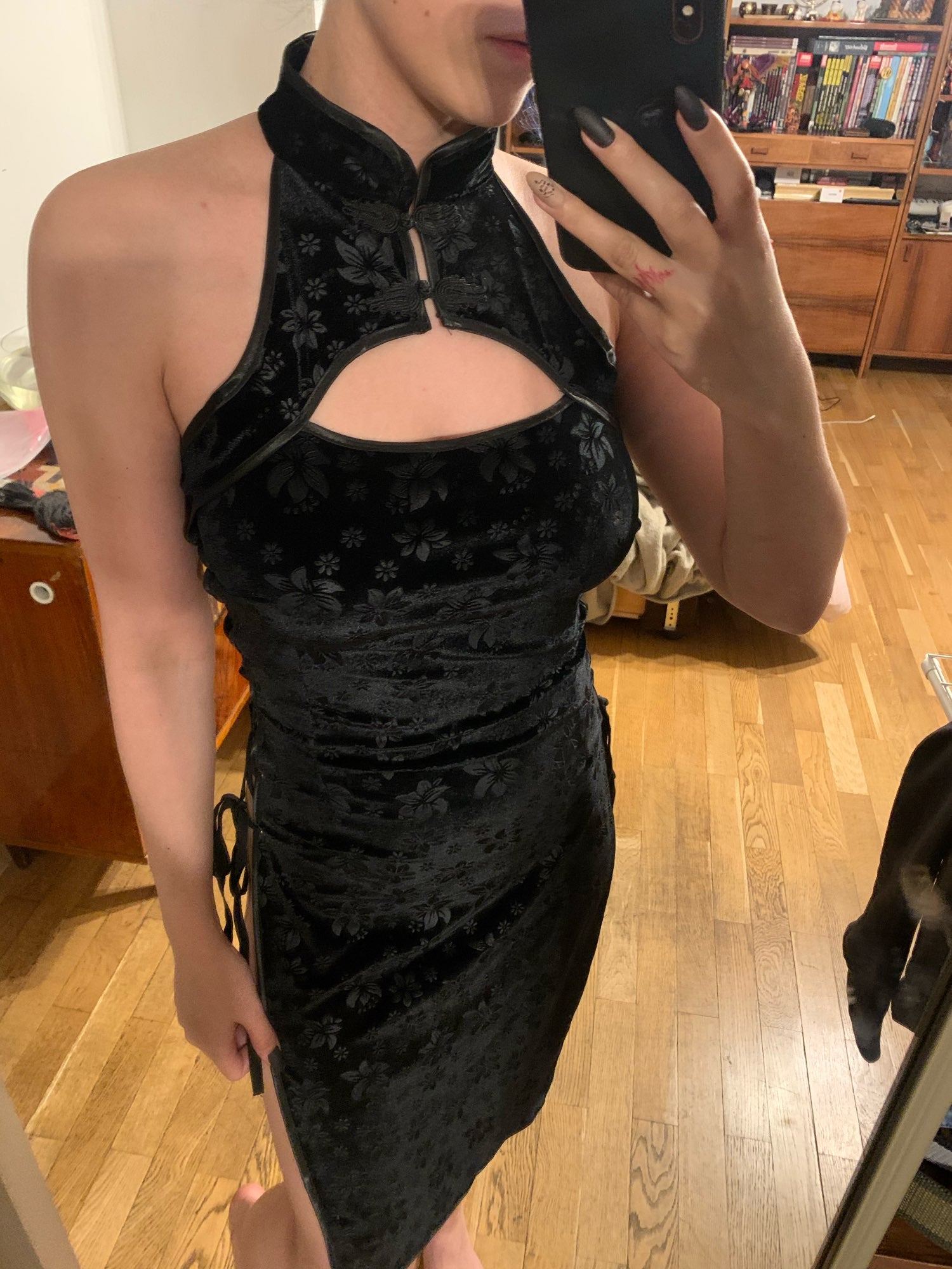 'Into the Dark' Black Goth Long Dress at $34.99 USD l Rags n Rituals