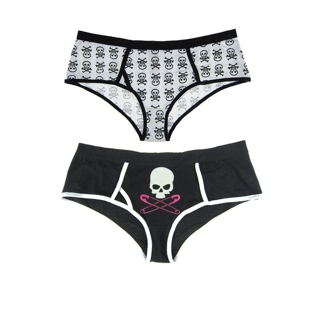 Set of 2 Skull panties – Rags n Rituals
