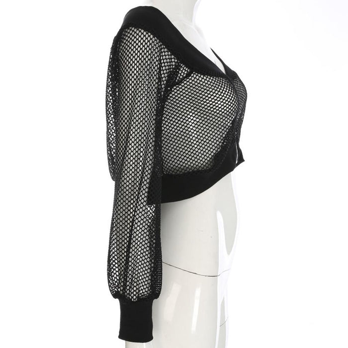 Gothic Fishnet zip up Jacket – Rags n Rituals