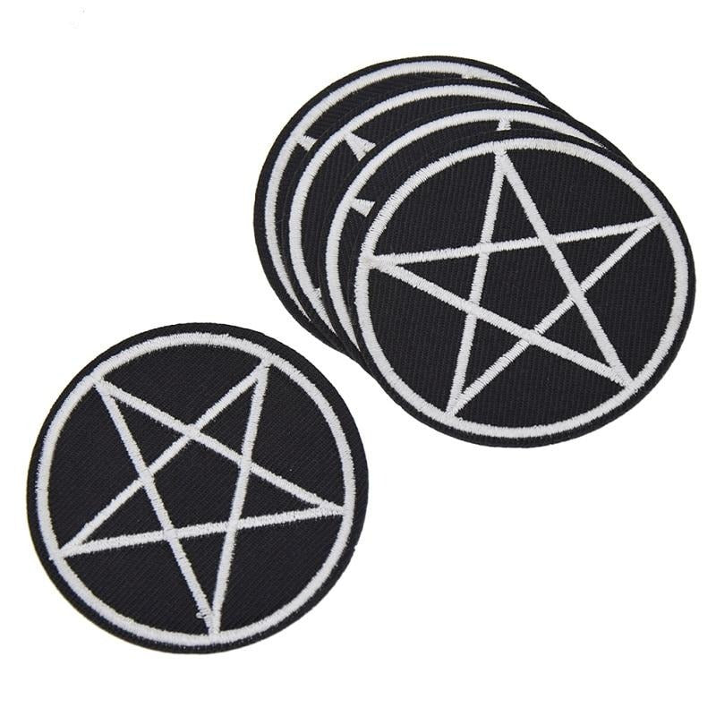 Pentagram patch 5 pack – Rags n Rituals