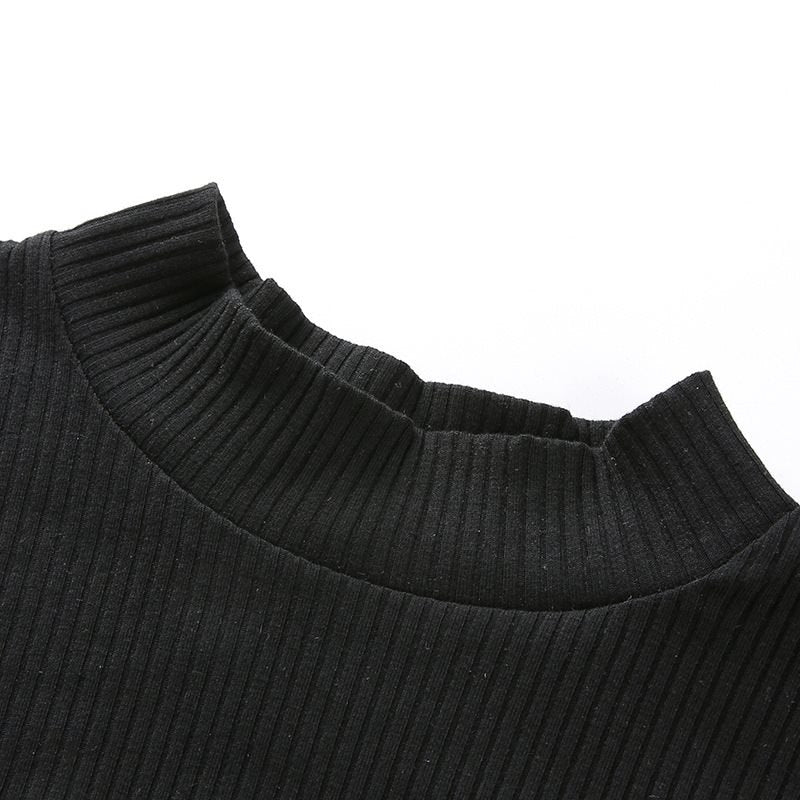 'Hit me up' Black Alt Mesh Crop Top – Rags n Rituals